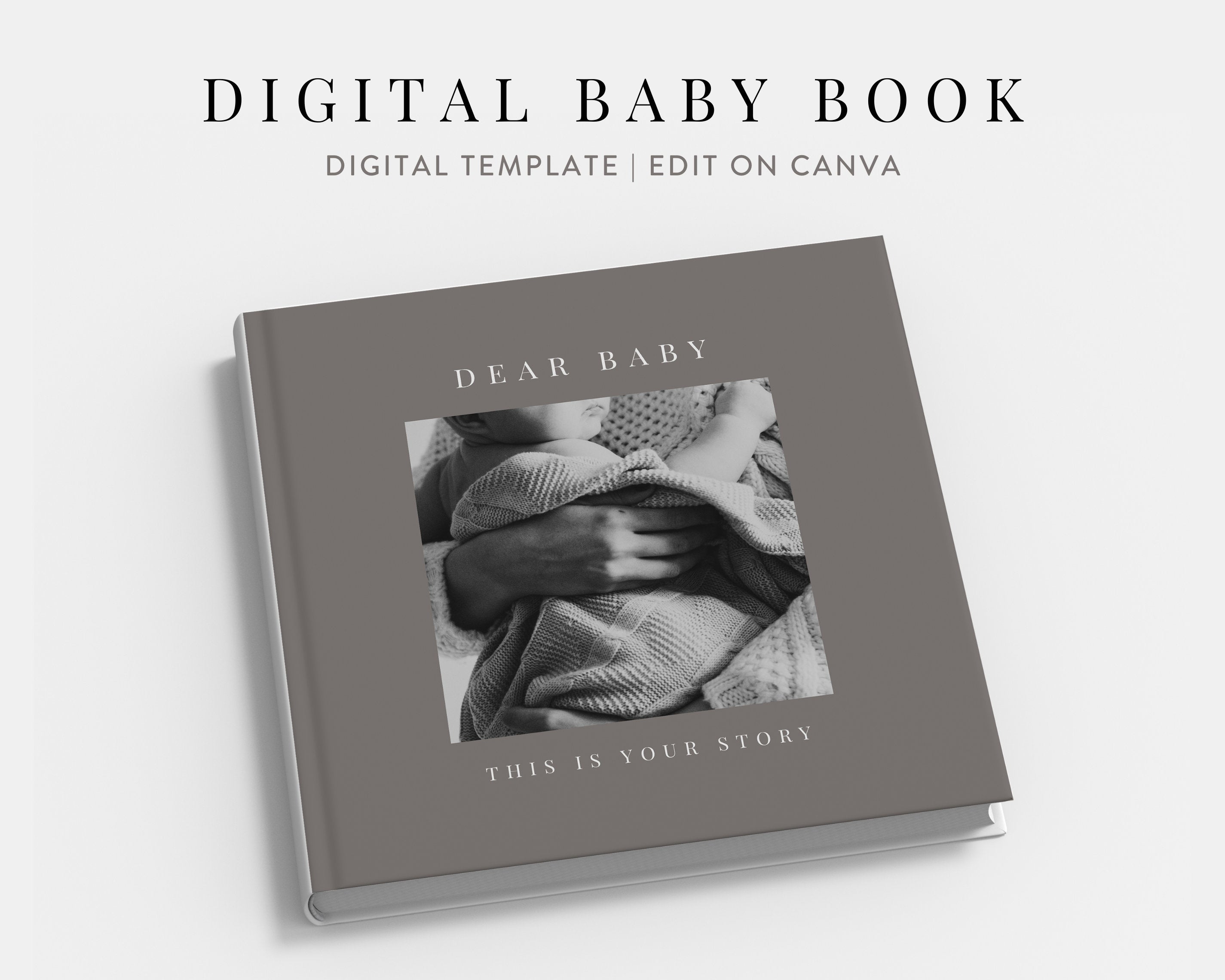 Digital Baby Book Template | Edit on Canva – Shop Solid Society